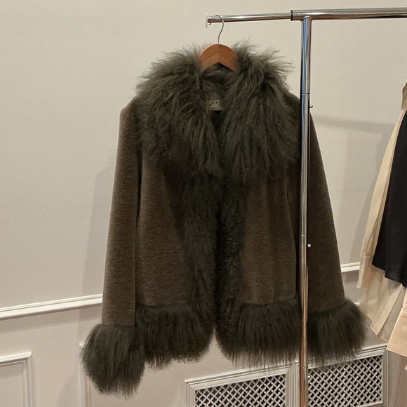 Charlotte Simone | Jackets & Coats | Chic Olive Fur Teddy Jacket | Poshmark